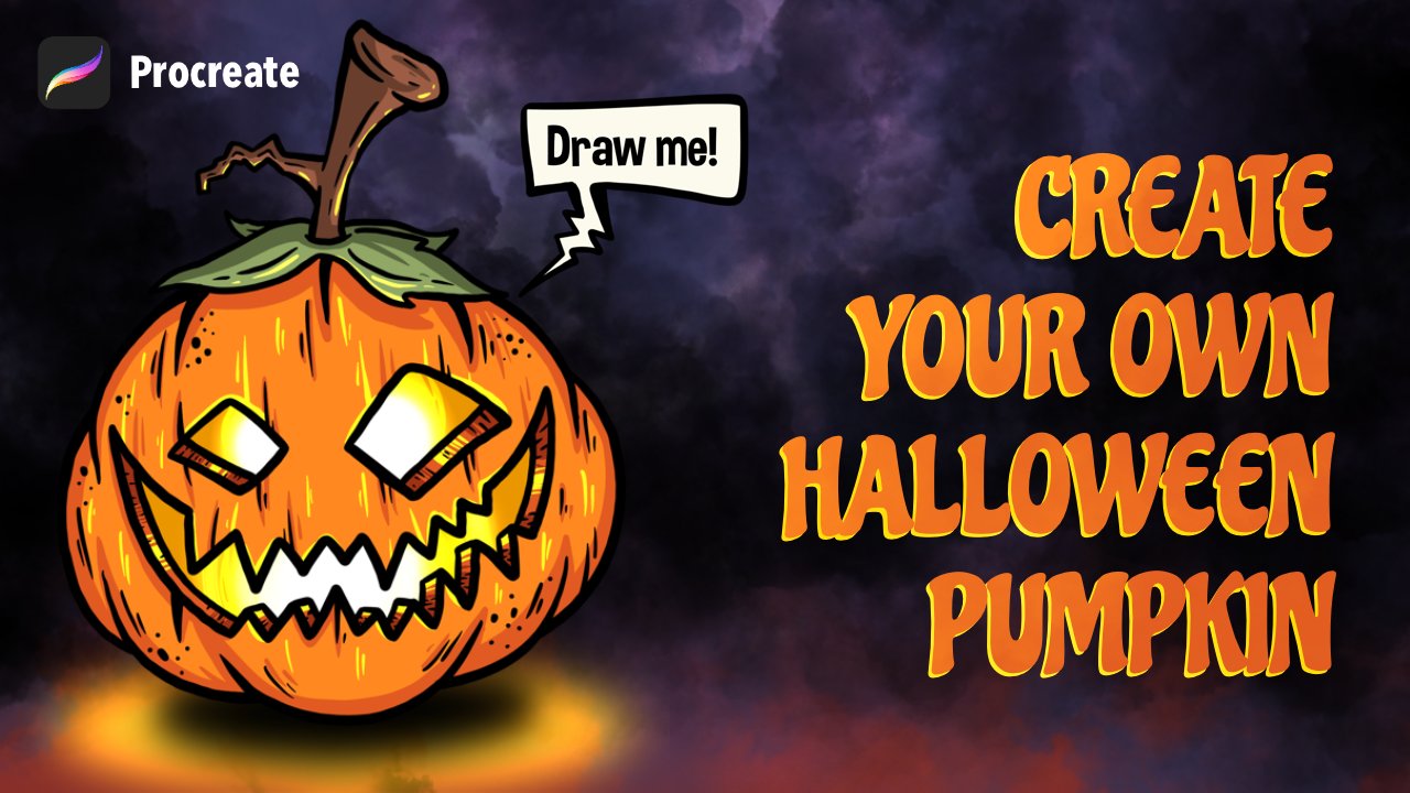Create Your Own Halloween Pumpkin in Procreate