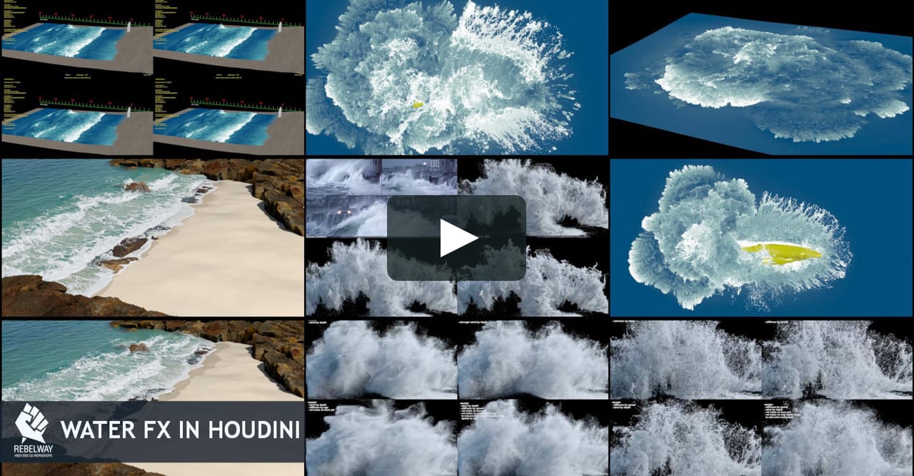 Water FX in Houdini
