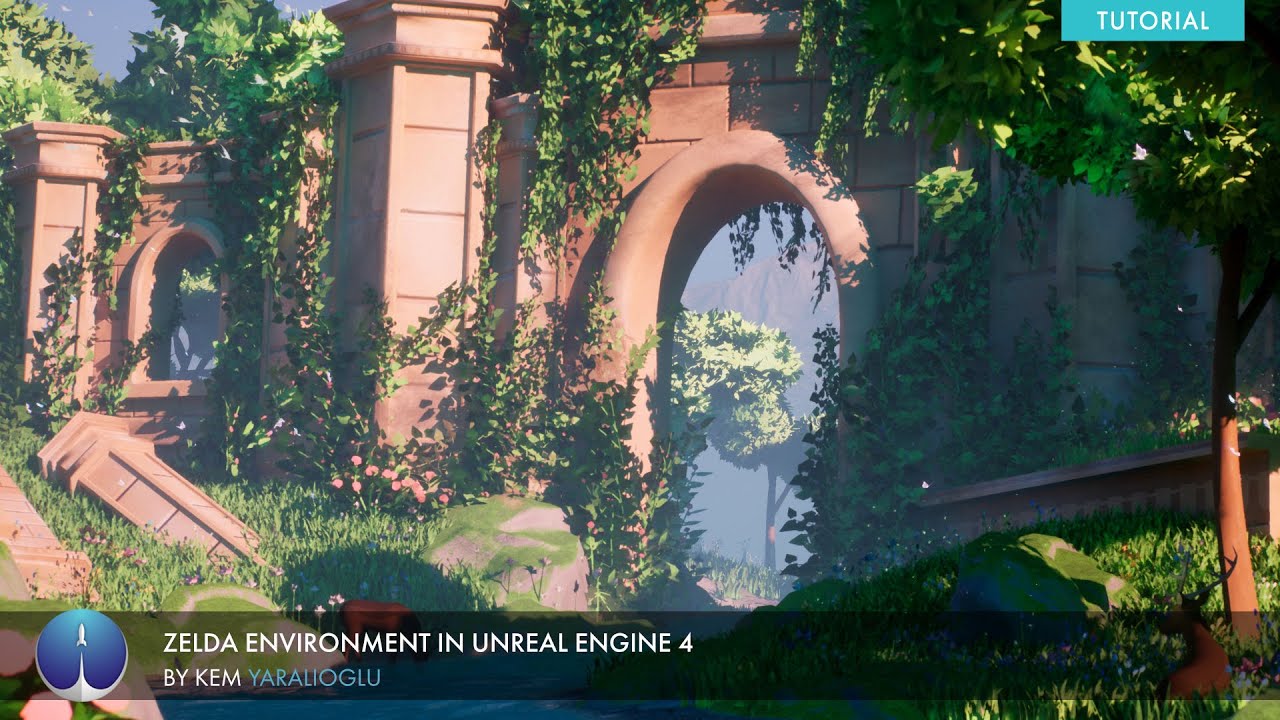 Zelda Environment in Unreal Engine 4 by Kem Yaralioglu