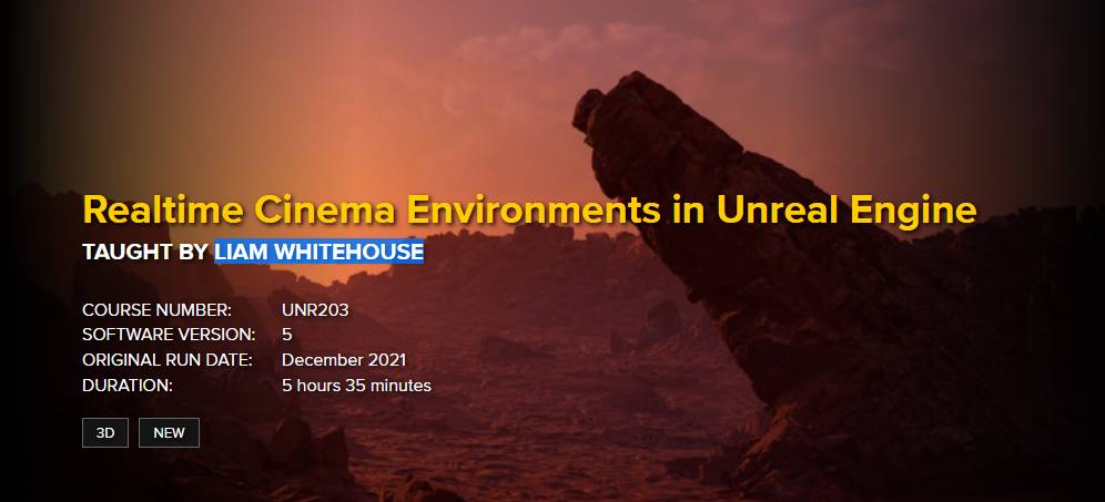 Realtime Cinema Environments in Unreal Engine 5