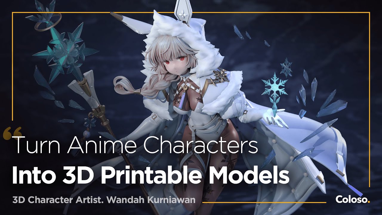 Turning Anime Characters Into 3D Printable Models By Wandah Kurniawan Premium Courses Online