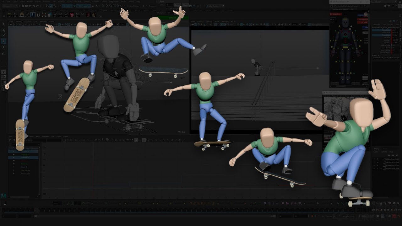Animating Body Mechanics in Maya by Kelly Vawter