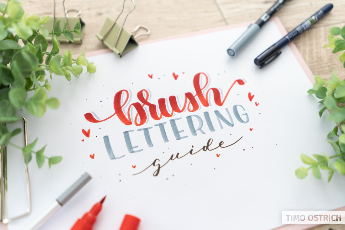 Brush Lettering Basics - Everything You Need To Know To Get Started! by Lyssas Letters