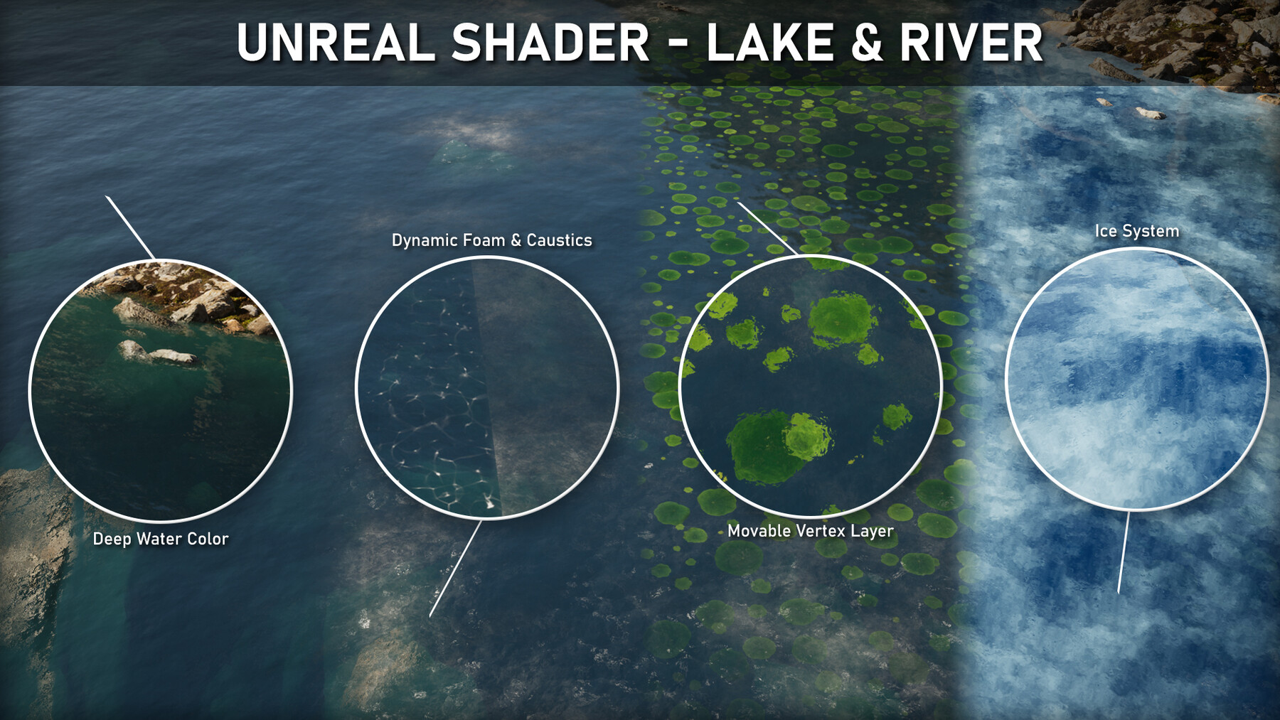 Unreal Shader - Lake & River by Michael Gerard