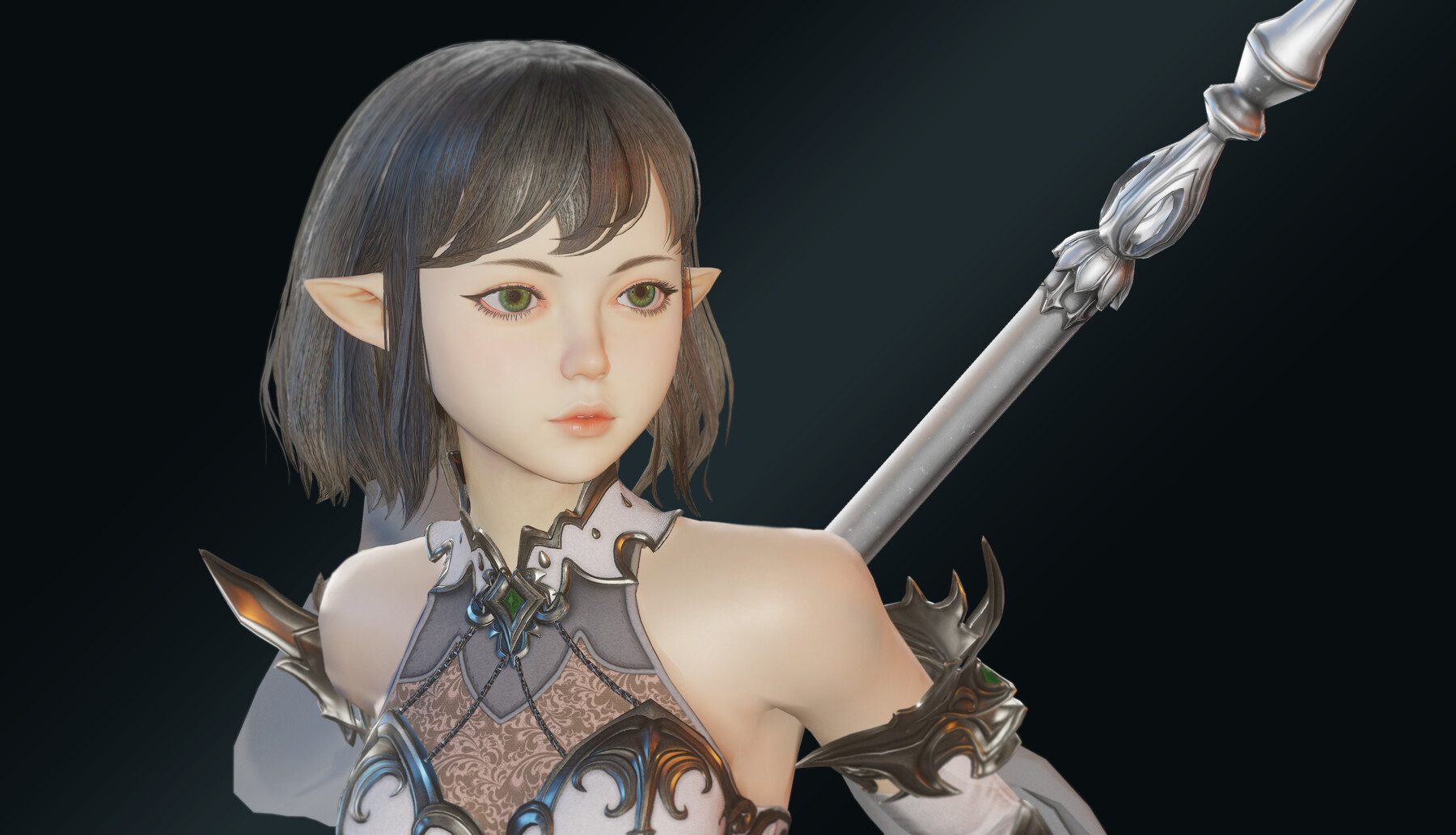 Wizard - Game Character modeling process - Blender 3.6 by Flycat
