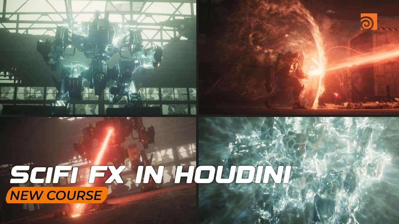 Sci-Fi FX in Houdini [Rebelway, Jason Slabber, Group-Buy]