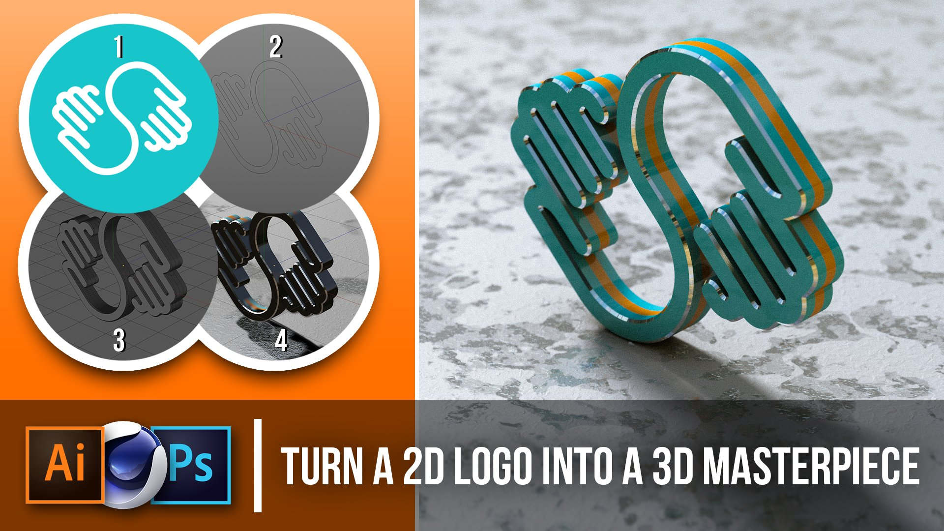 Turning a 2D Logo Into a 3D Masterpiece