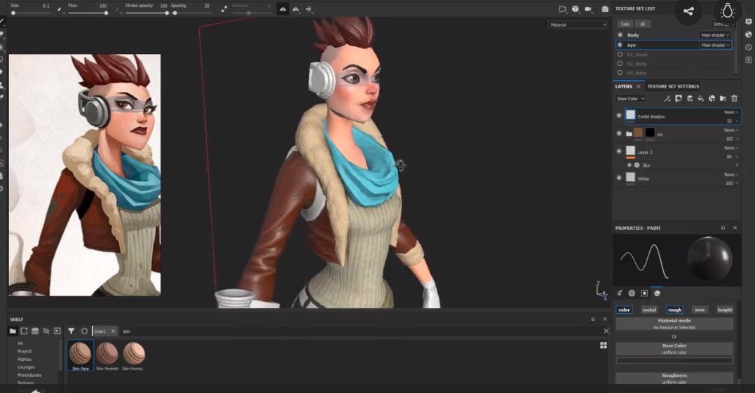 Character Modeling & Texturing For Game - Complete Pipeline
