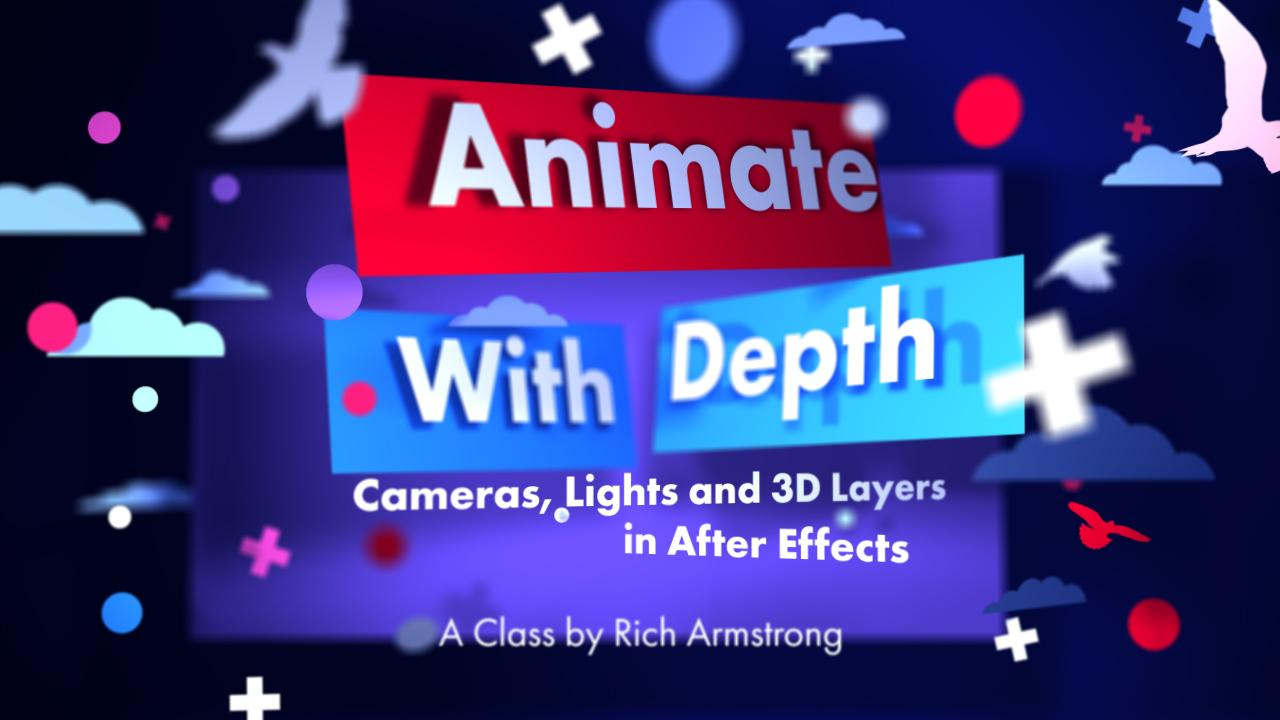 Animate with Depth Cameras, Lights and 3D Layers in After Effects
