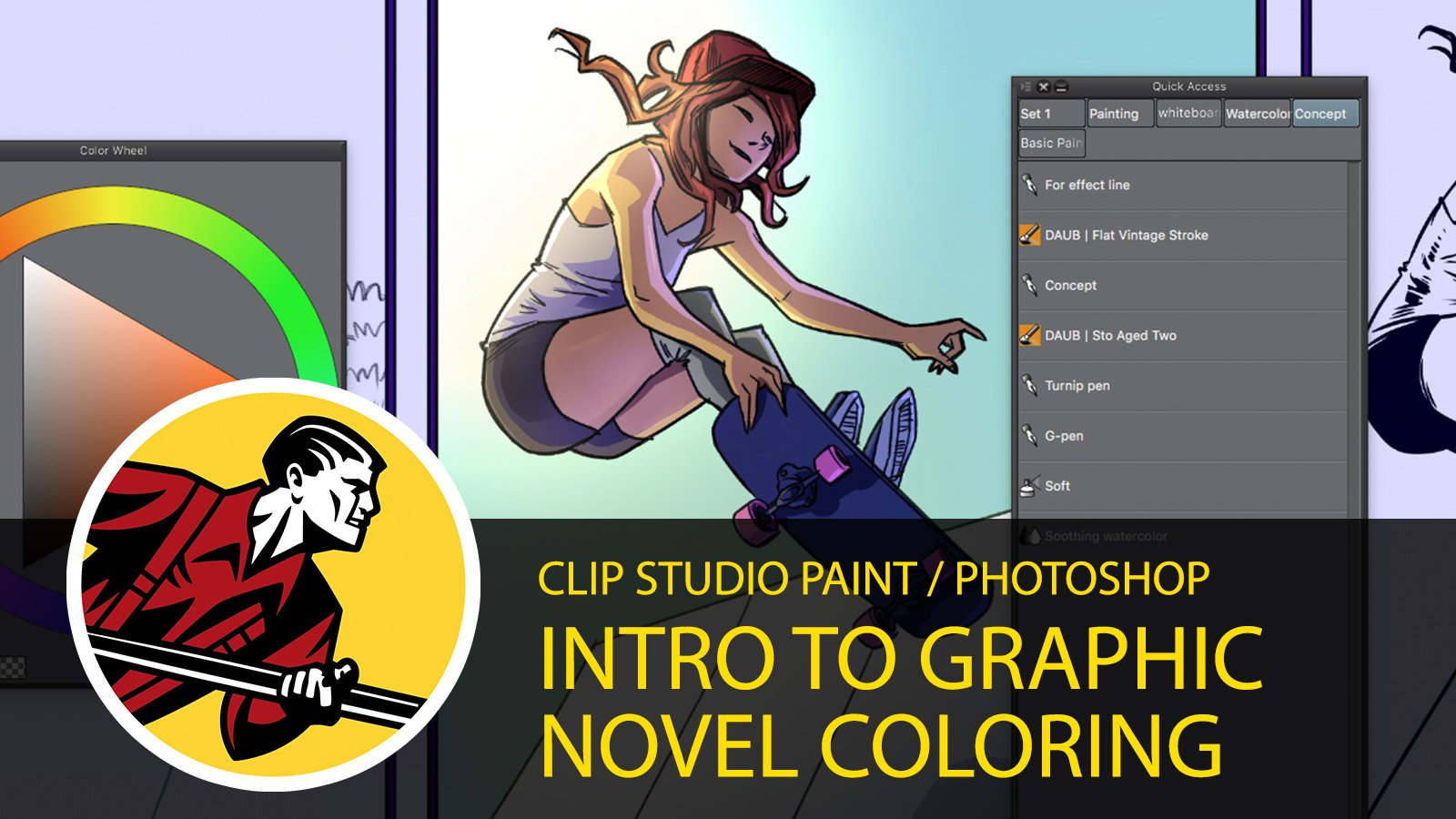 Intro to Graphic Novel Coloring (Reuben Lara)