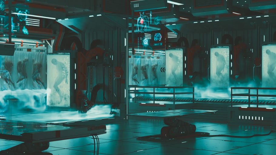 Creating A Si-fi Environment - Bio Lab