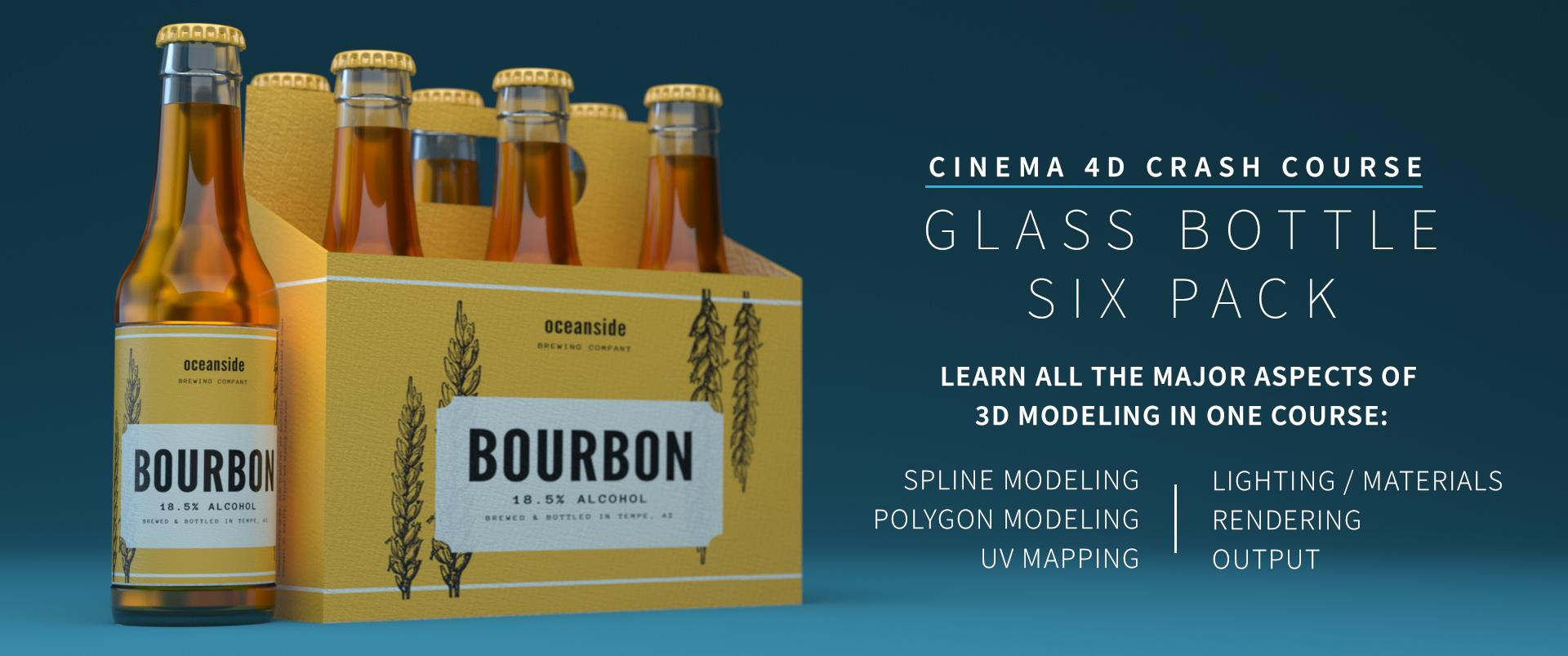 Cinema 4D Crash Course - Design a Six Pack Case