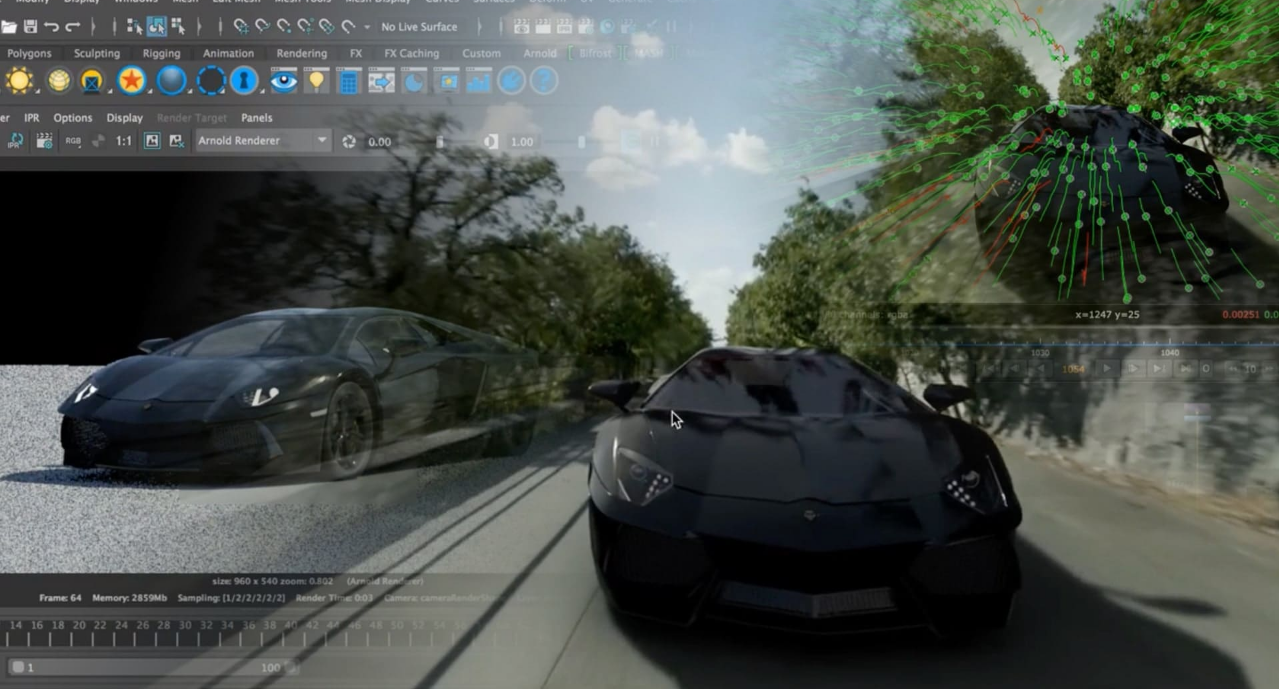 VFX203 - Lamborghini Project Lighting and LookDev