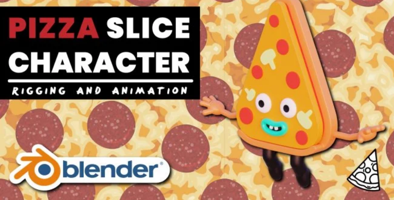 Pizza Slice Character Rigging And Animation With Blender 2.83 by Dino ...