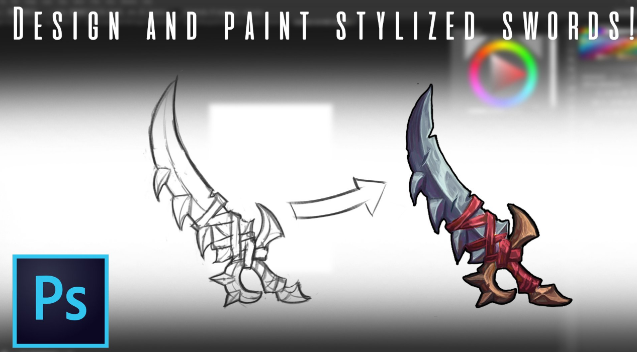 Design and Paint Stylized Swords