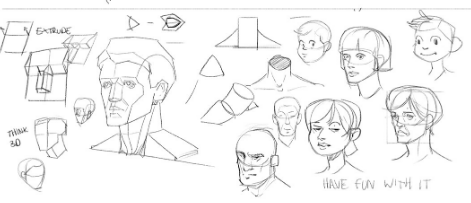 Foundation Art Group - Intro to Constructing the Face