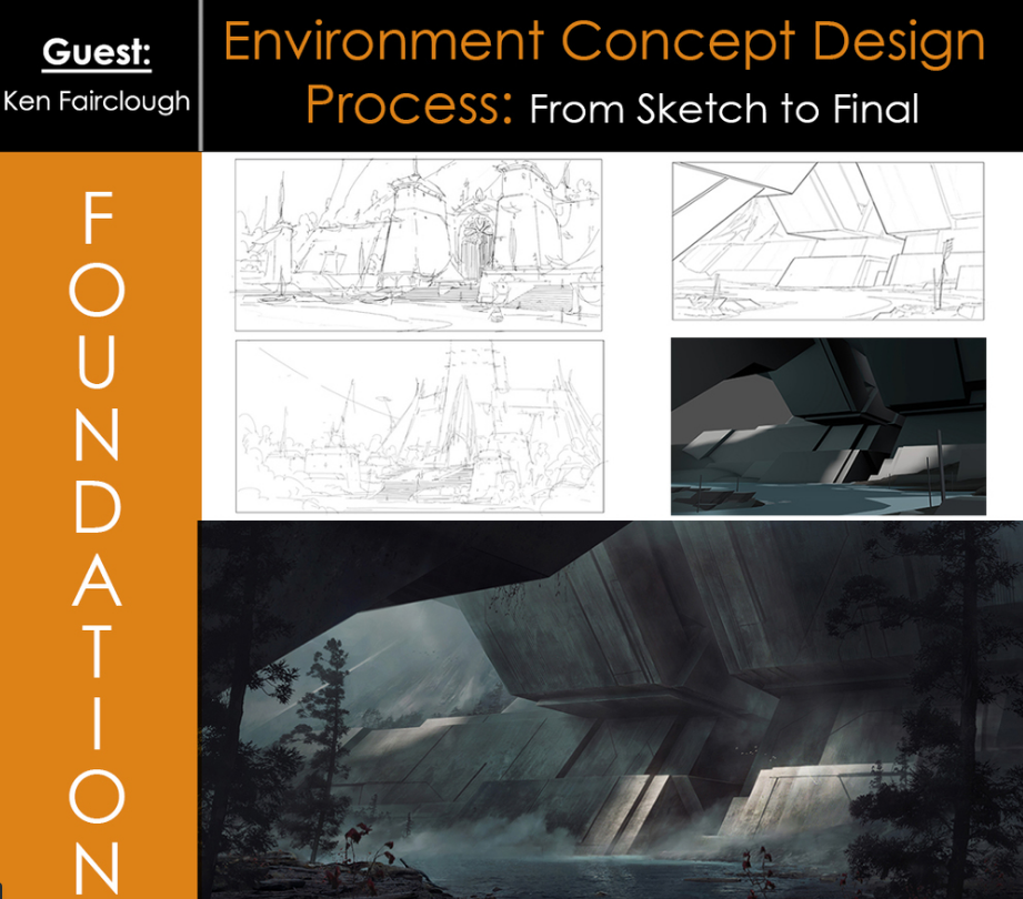 Environment Concept Design Process - From Sketch to Final with Ken ...