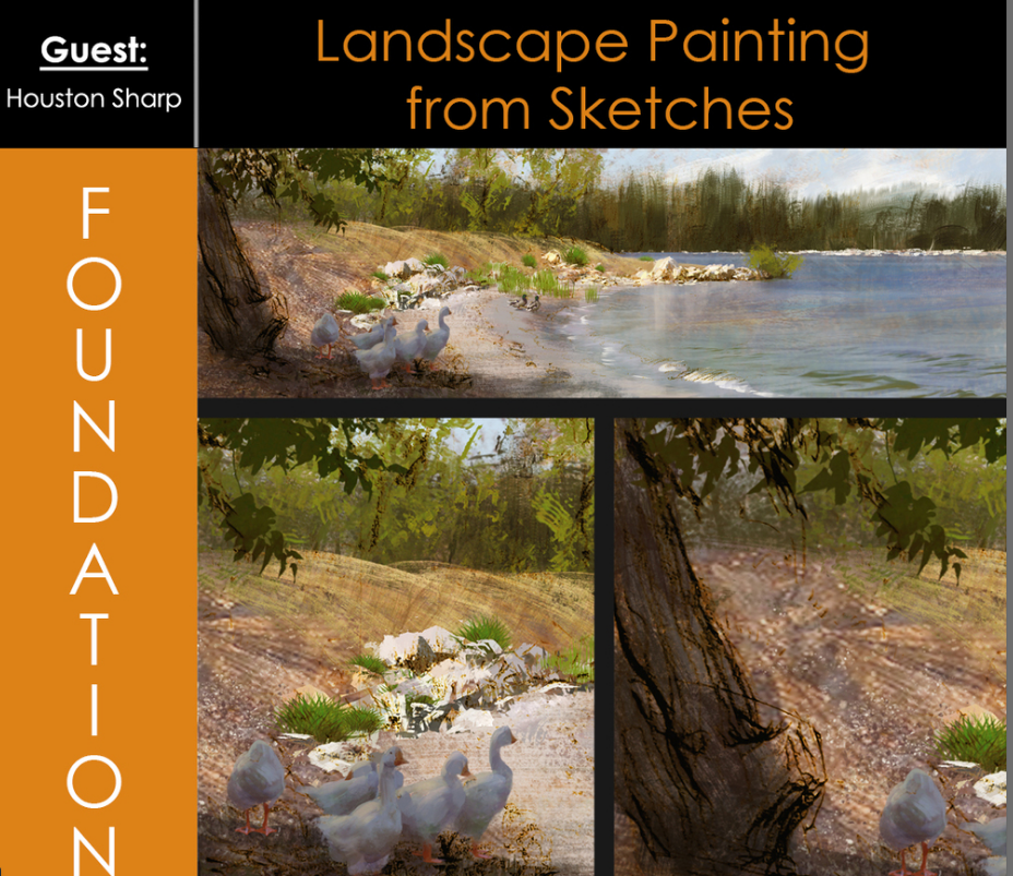 Foundation Patreon - Landscape Painting from Sketches