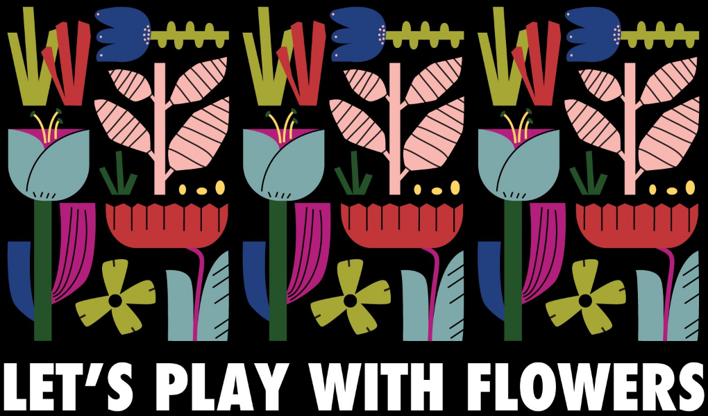 Lets Play With Flowers. Illustration, Composition & Color Practice in ...