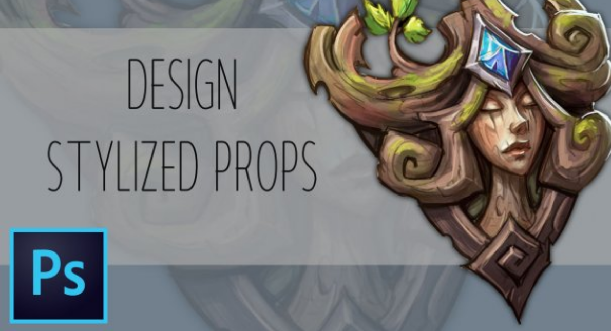 Painting Stylized Props For Games in Photoshop by LiemNguyenArt