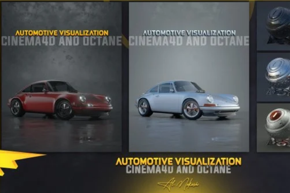 Automotive Visualization with Cinema4d and Octane Render