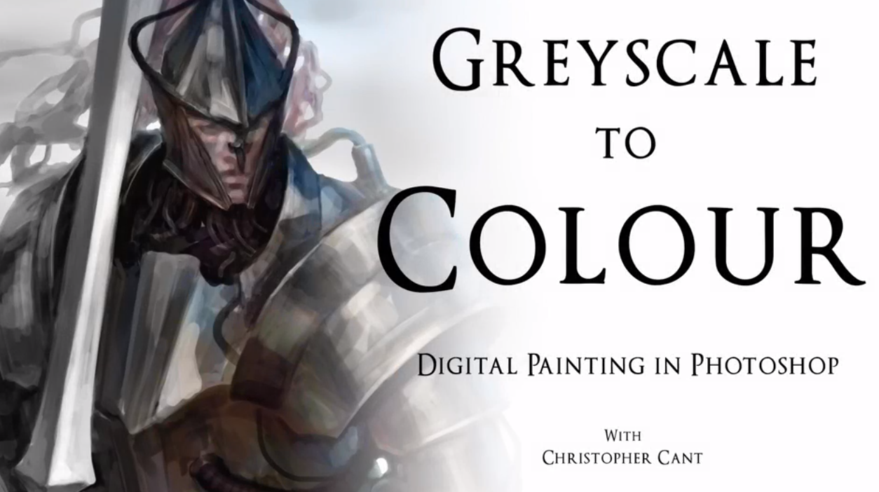 Digital Painting in Photoshop - Grayscale to Color