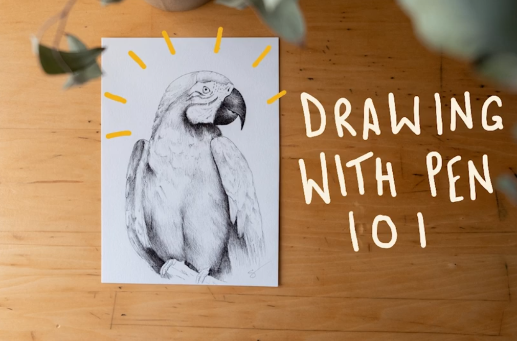 Drawing with Pen 101 - Creating Shape with Value and Texture