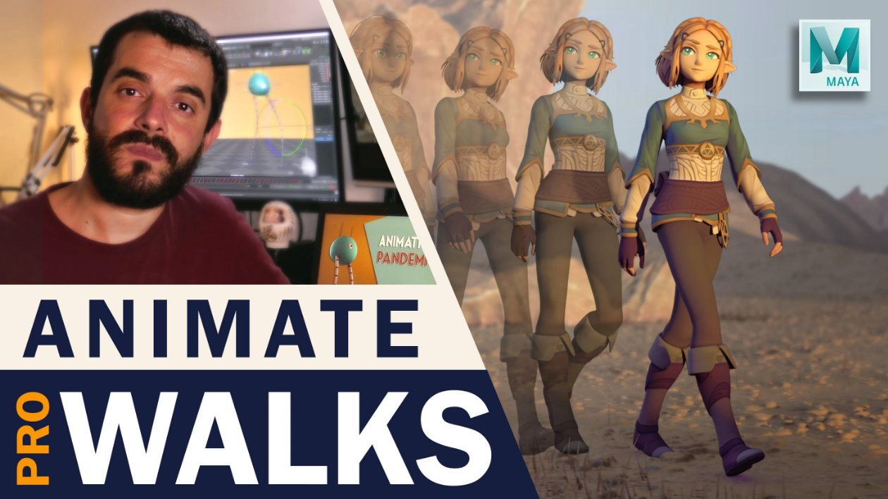 Animate a Professional Looking Walk in Maya