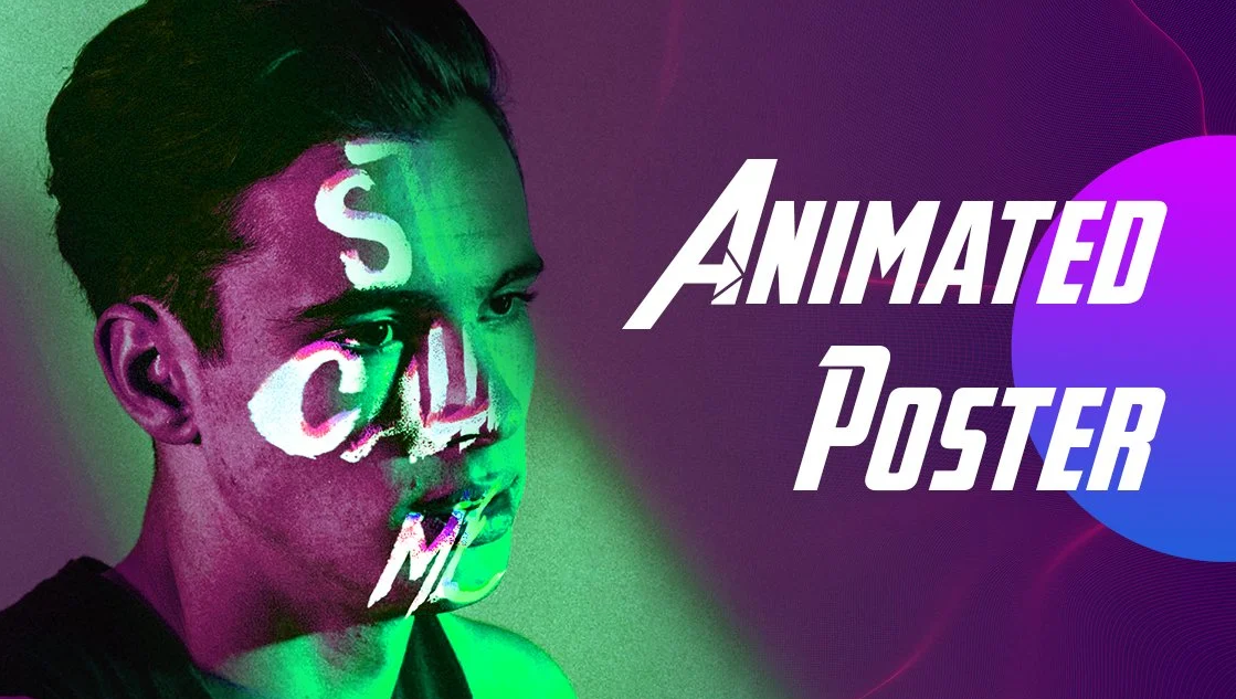 Photoshop Creative Animated Poster Stop Calling Me By Fred