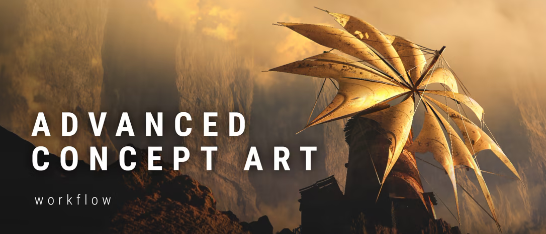 Advanced Concept art workflow by Jakub Kowalczyk