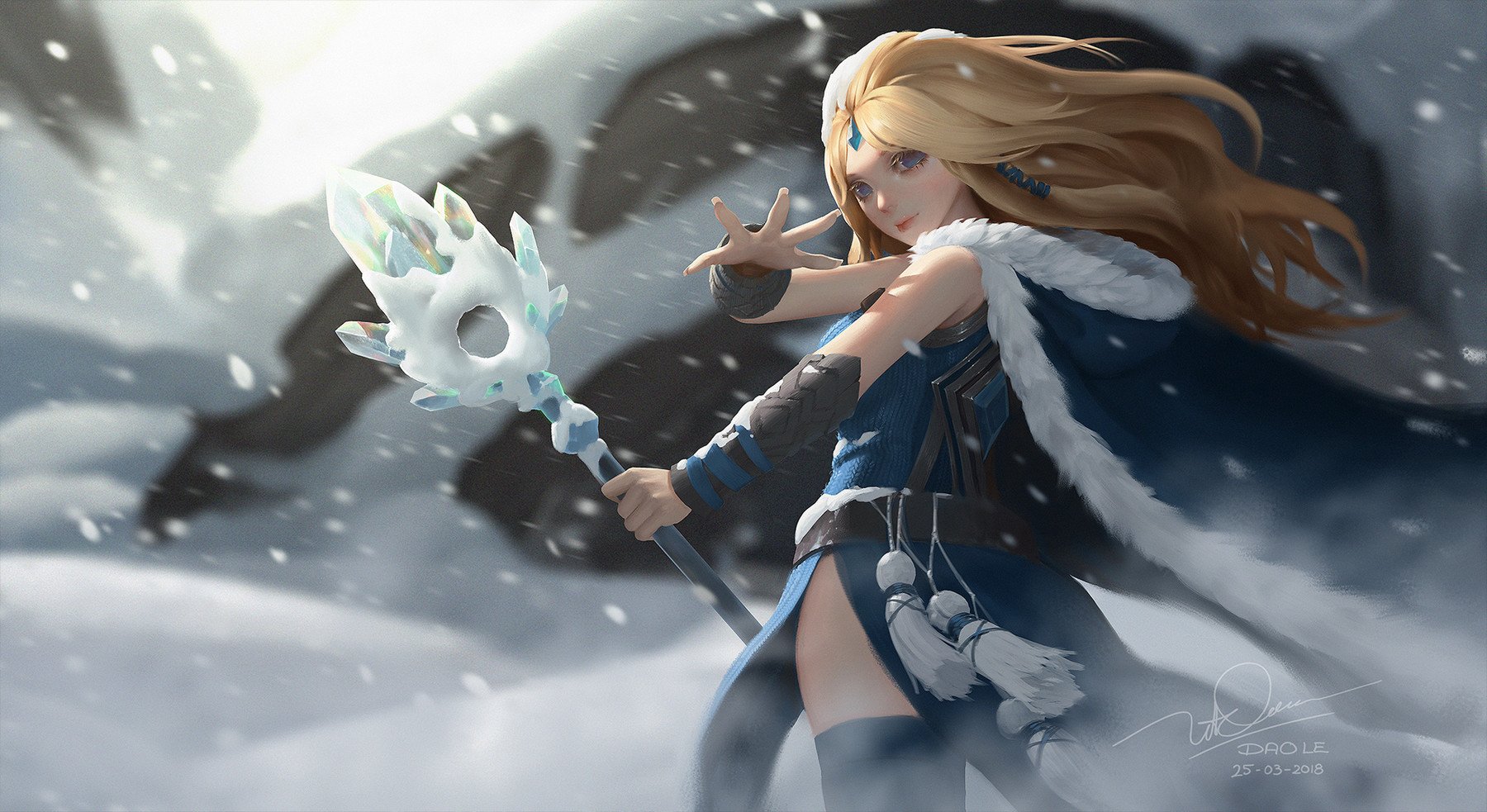 Ice Princess: Full video process + Brushes by Dao Trong Le