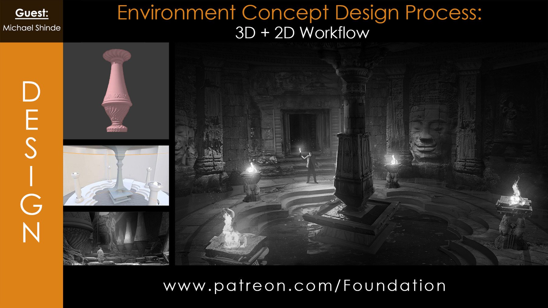 Foundation Patreon - Environment Concept Design Process - 3D + 2D ...
