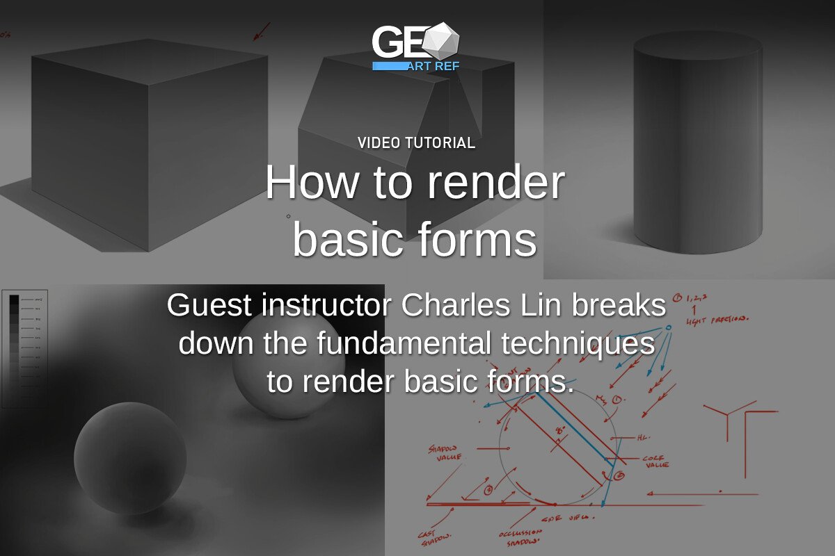 How To Render Basic Forms by Charles Lin (Geo Art Ref)