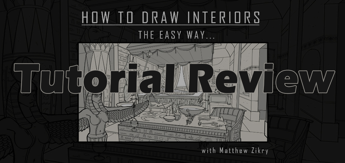 How to Draw Interiors - The Easy Way by Matthew Zikry