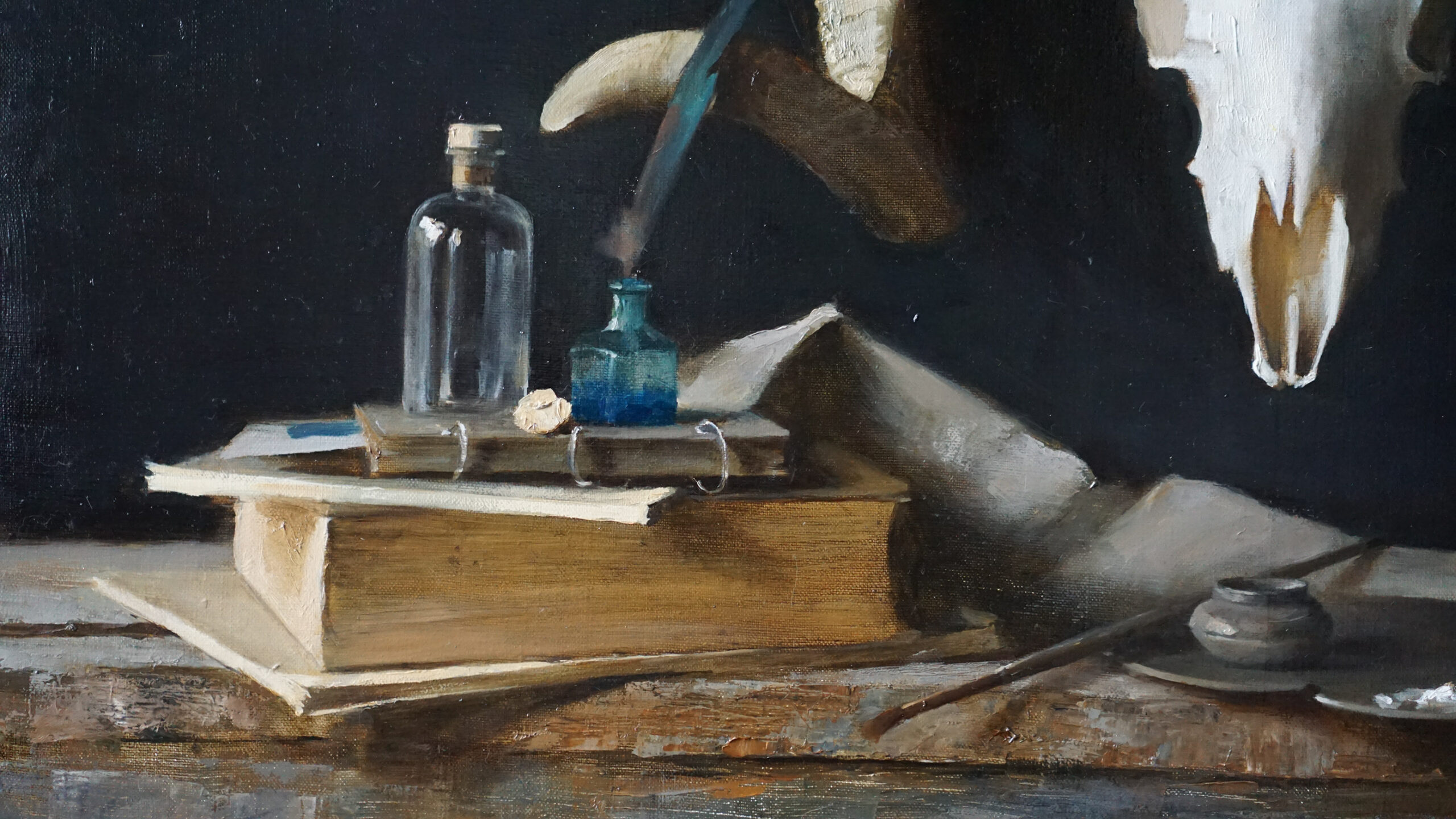 Ksenya Istomina - Still-life with a skull