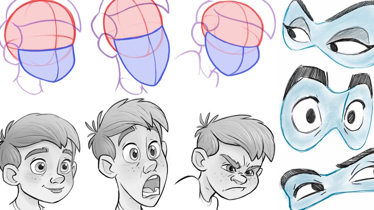 How to draw Expressions by Mitch Leeuwe