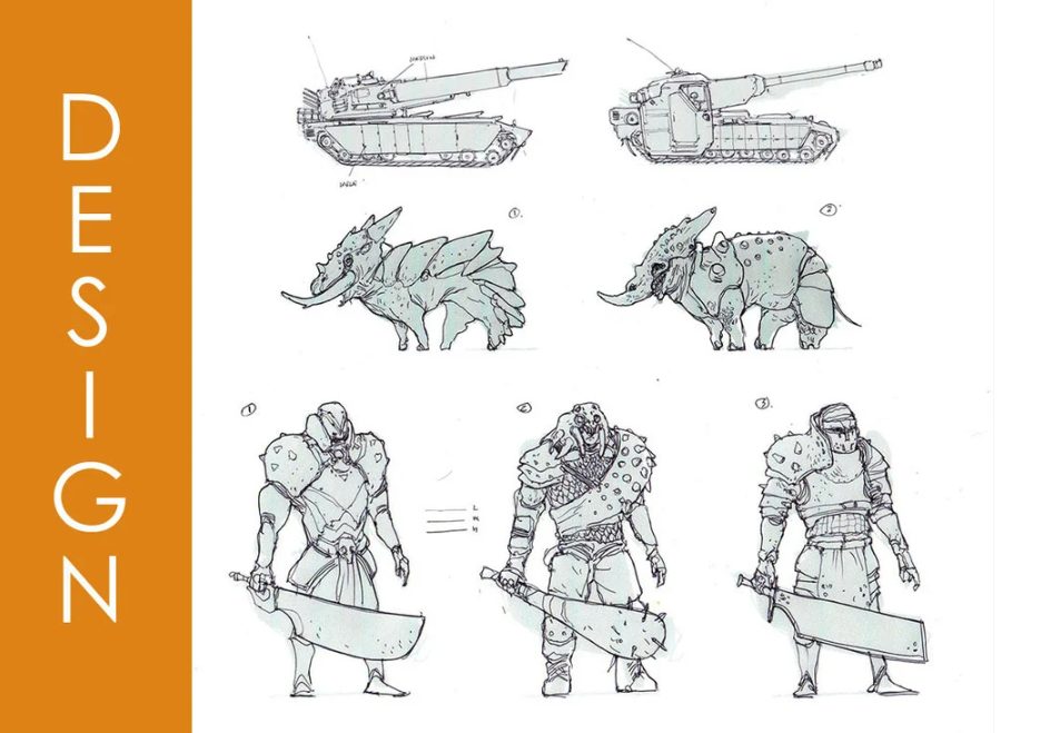 Foundation Patreon - Ideation Drawing (Term 2 - Ideation Sketching)