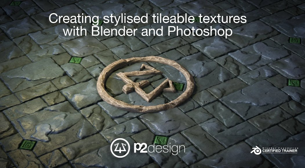 Stylised tileable textures in Blender - Tutorial by p2design
