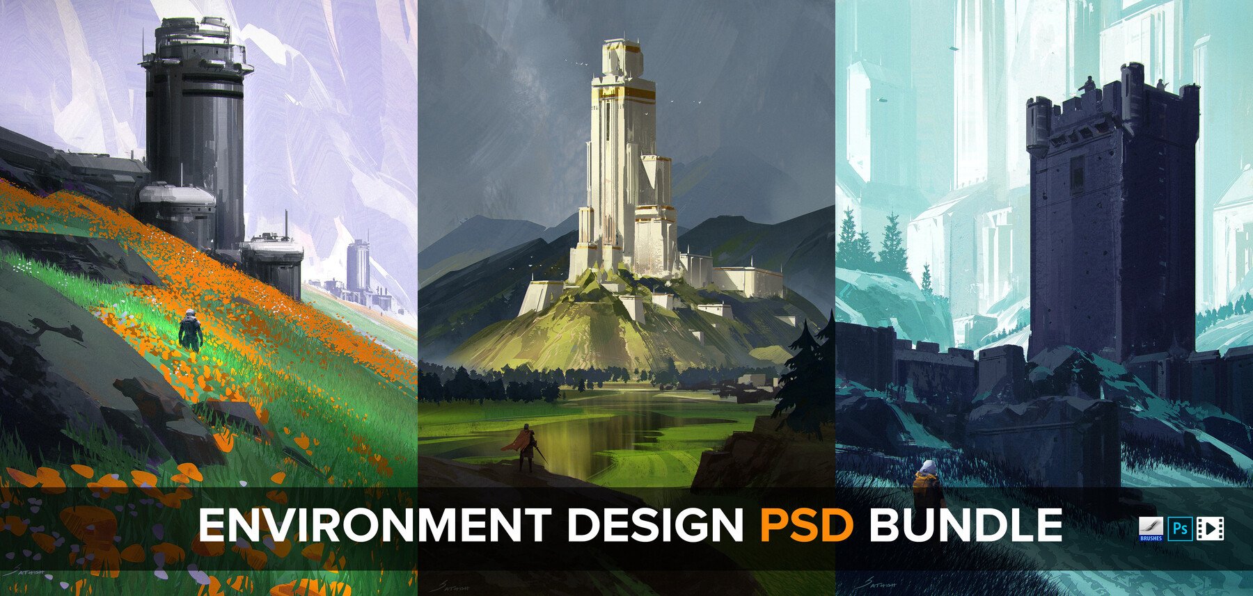 Environment Design - PSD Bundle