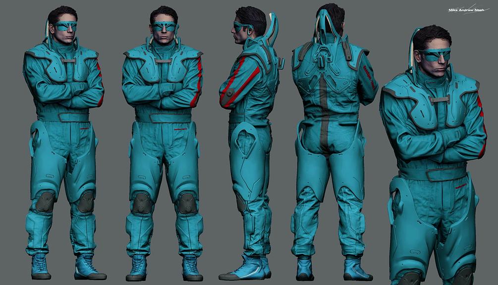 Race Driver Concept Design Tutorial by Mike Andrew Nash