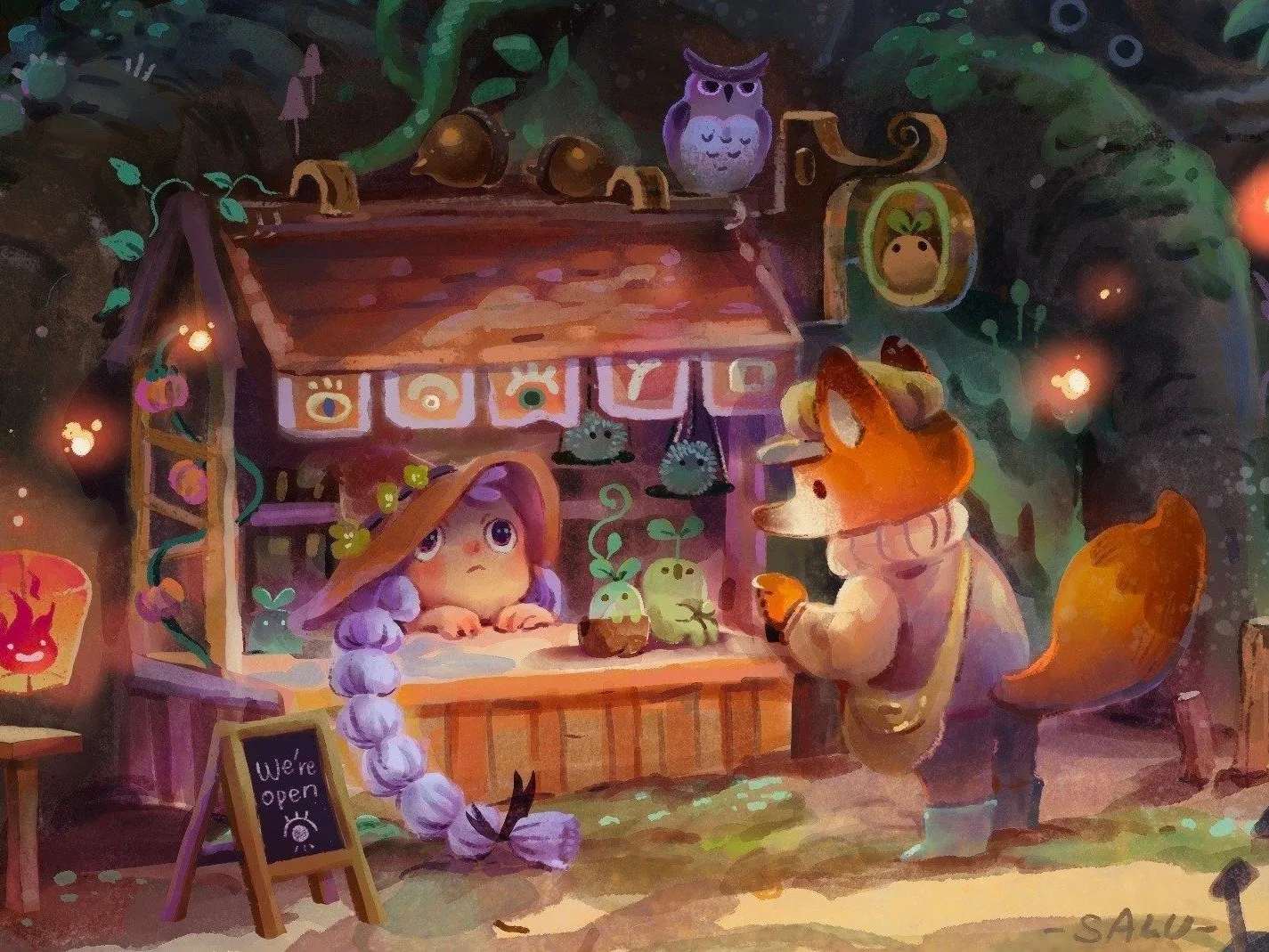 Create the Perfect Home for Your Magical Creatures in Procreate by Lulu
