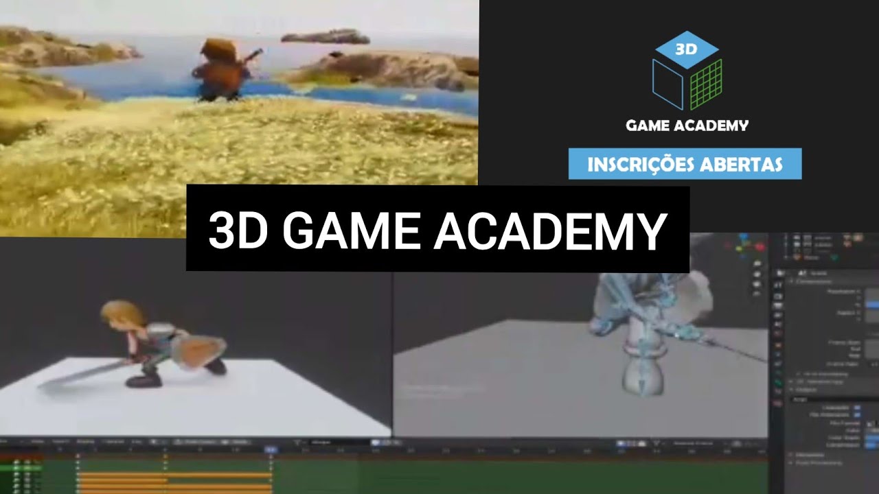 3D Game Academy (PT-BR, Eng sub)