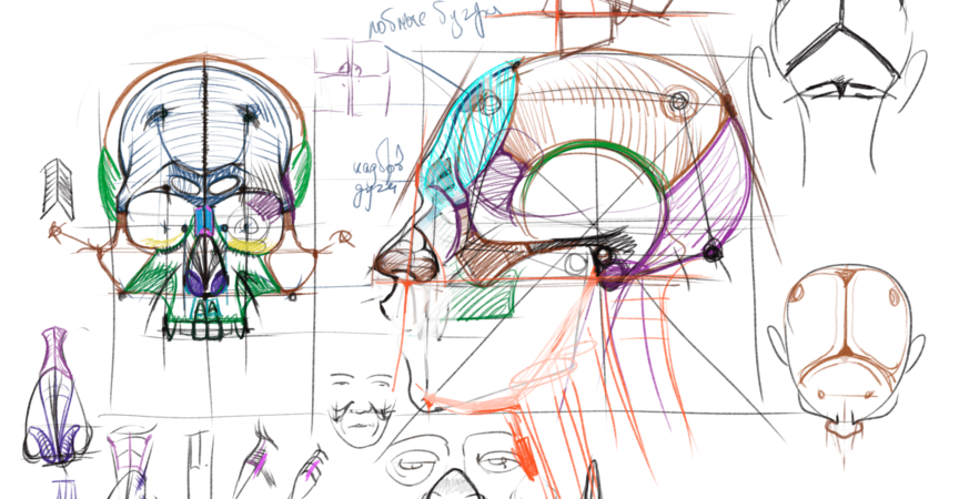 Human skull by Alexander Ryzhkin (Череп человека - Russian, Eng sub)