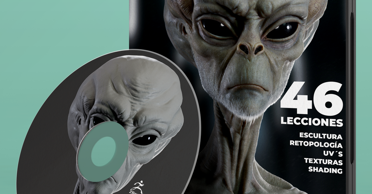 Digital Sculpture - Grey Alien by limkuk (Escultura Digital - Alien ...