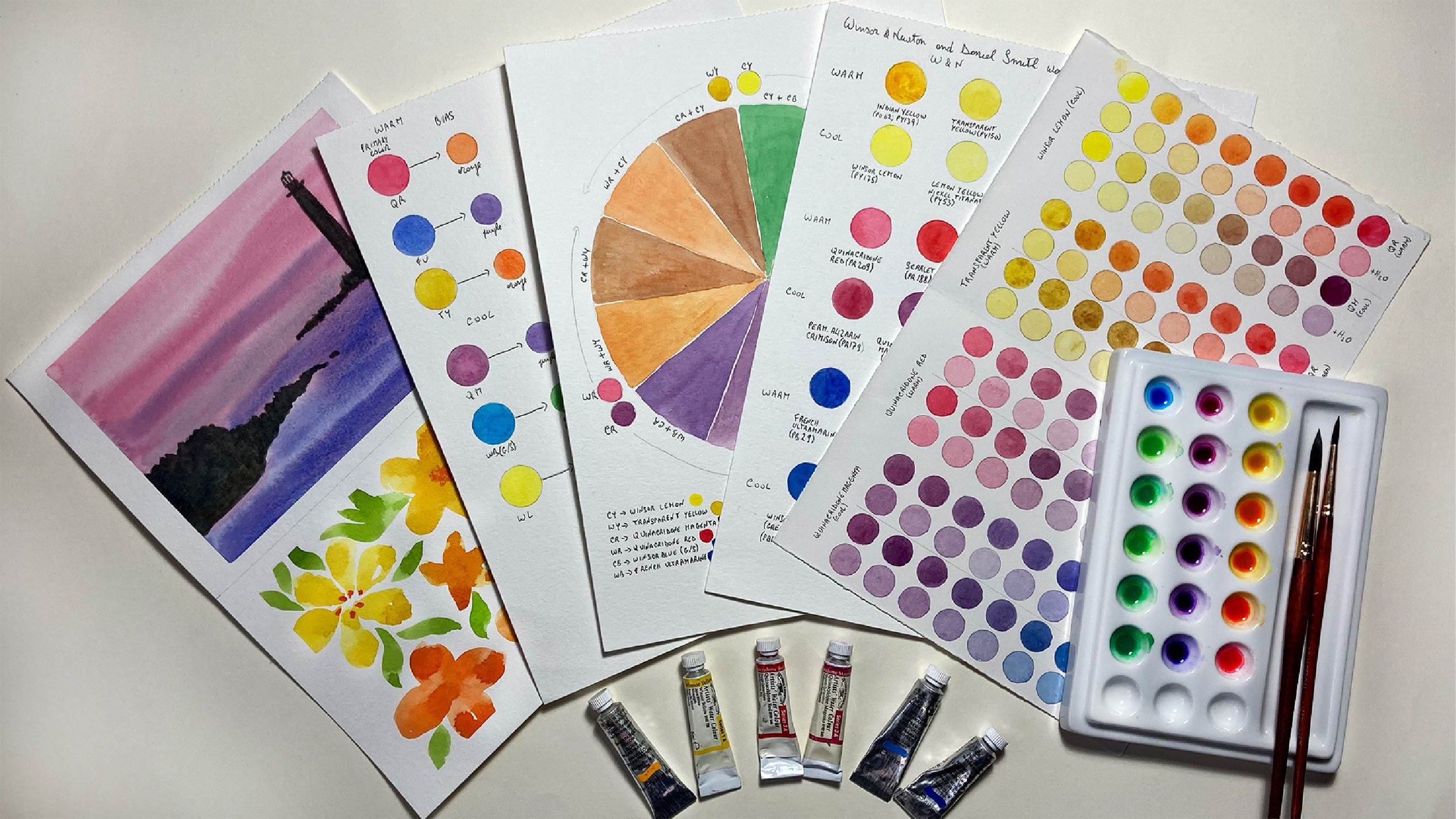 How To Mix Luminous Watercolors by Katia Galante