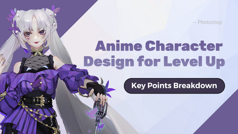 Anime Character Design for Level Up - Key Points Breakdown by Wingfox ...