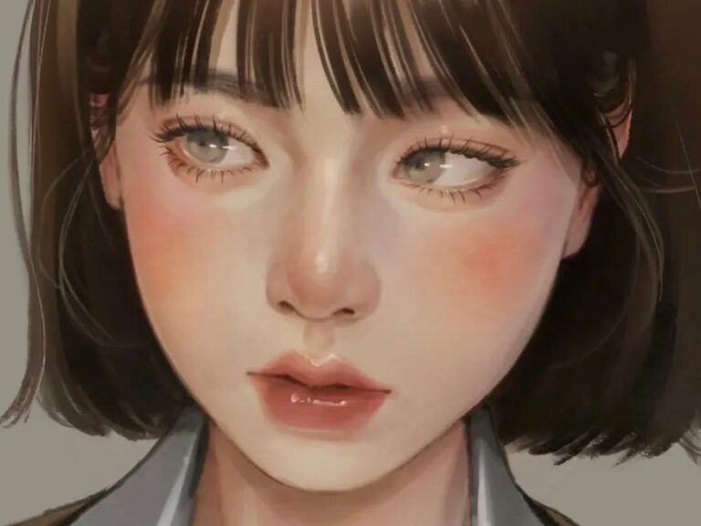 Full of Texture! Draw Attractive Portraits on iPad by Seal (Korean, Eng sub)