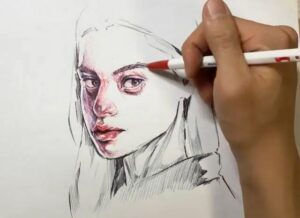 Basic drawing, Monami ballpoint pen figure drawing by MMMMONEXX (Korean ...