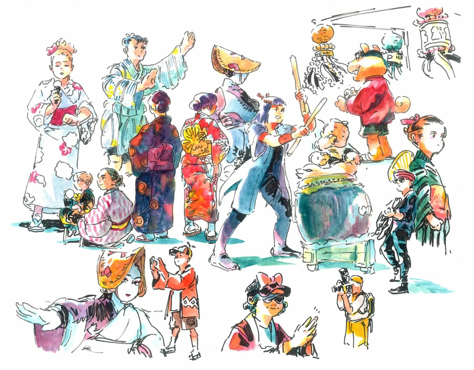 Creating Ink and Watercolor Illustrations by Bryce Kho