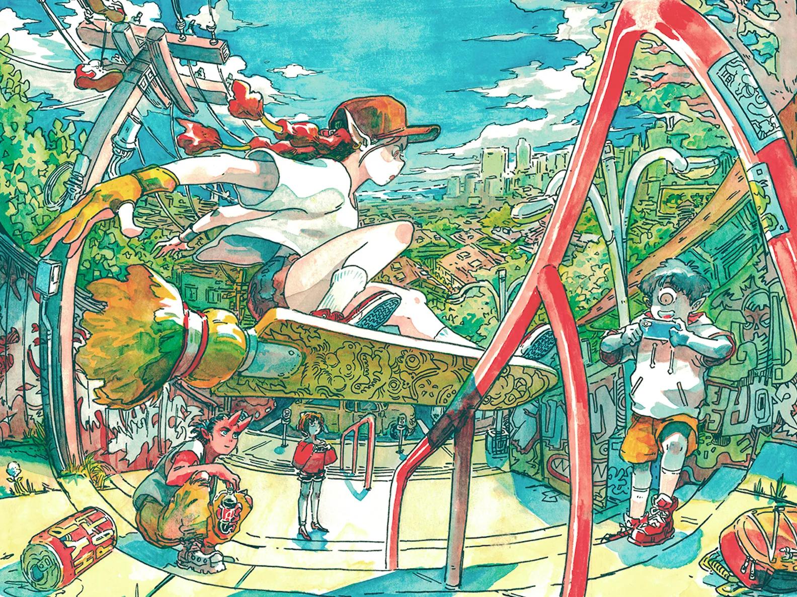 Creating Ink and Watercolor Illustrations by Bryce Kho